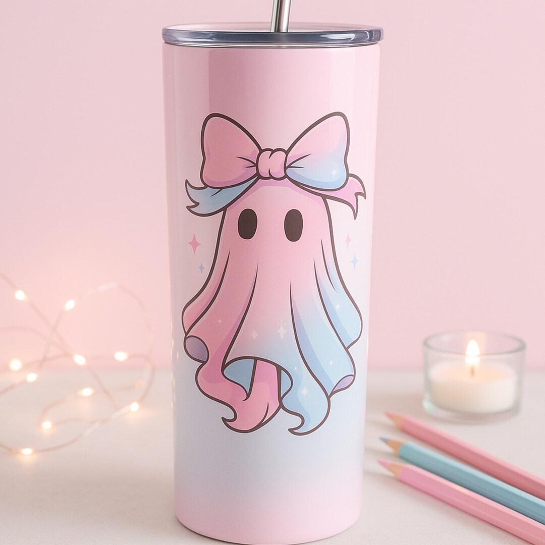 Kawaii Pastel Ghost PNG – Cute Halloween Clipart for Stickers, Shirts ...