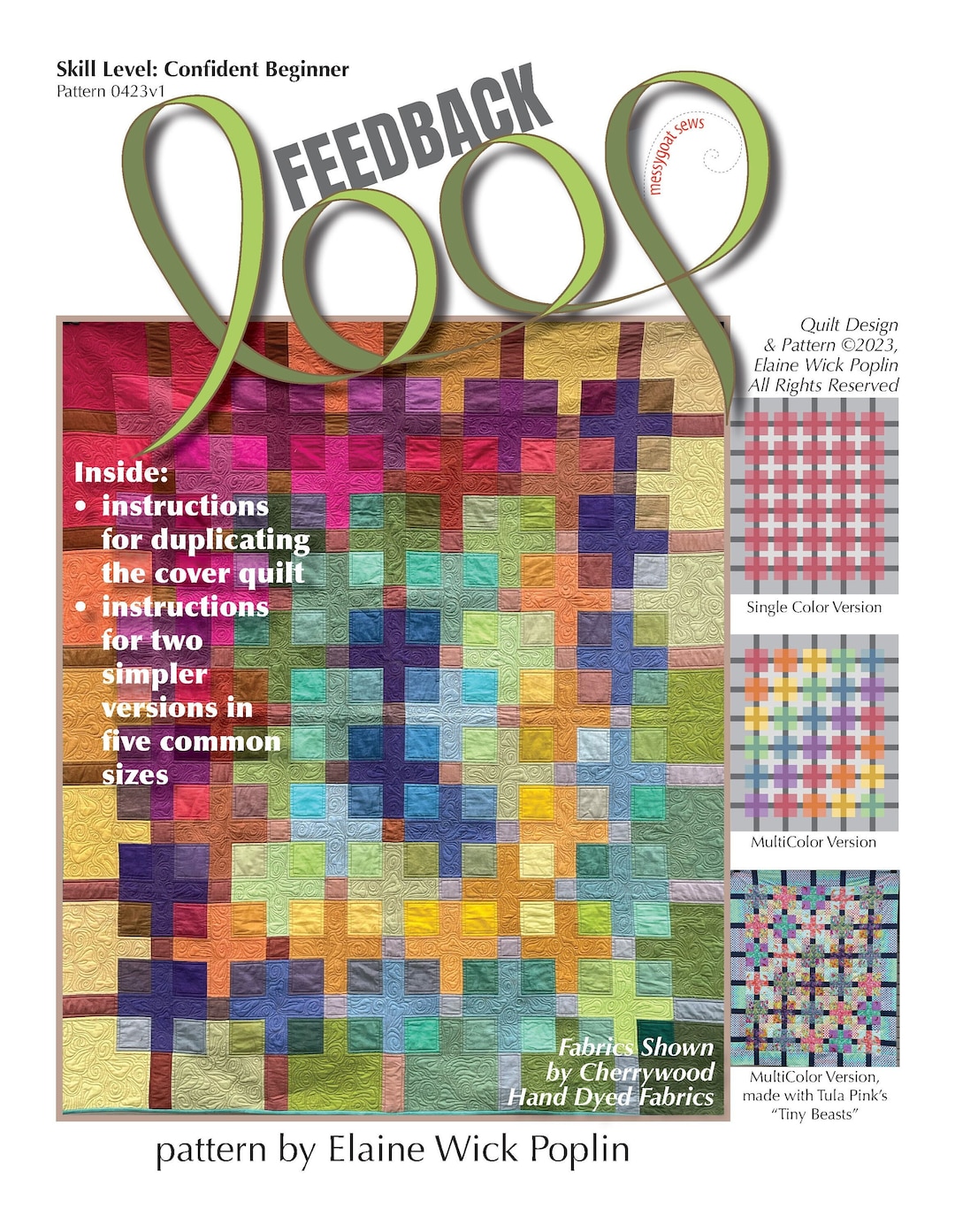 Feedback Loop Quilt Pattern - Etsy