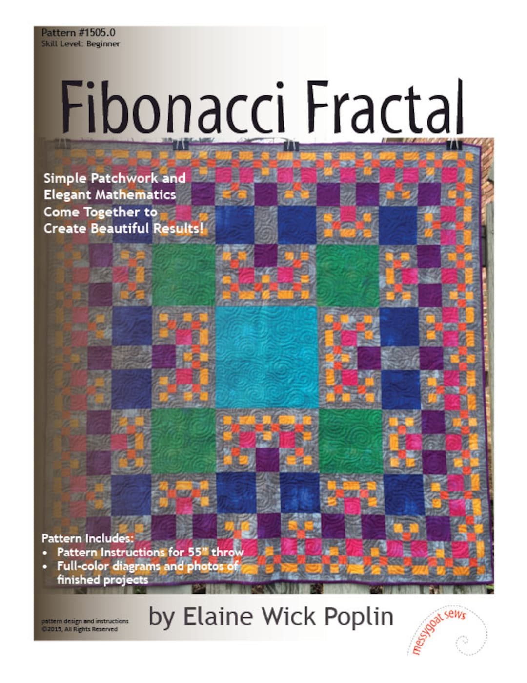 Fibonacci Fractal Quilt Pattern (PDF Download) - Etsy