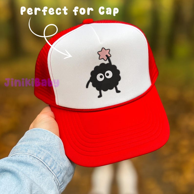 Anime Soot Sprite Embroidered Patch, Kawaii Star Iron on Patch for ...