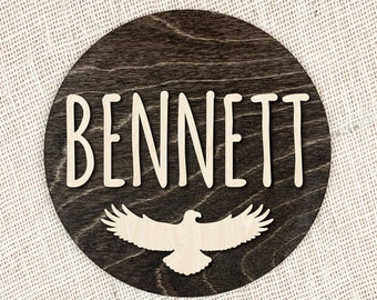 Eagle Name Sign | Etsy