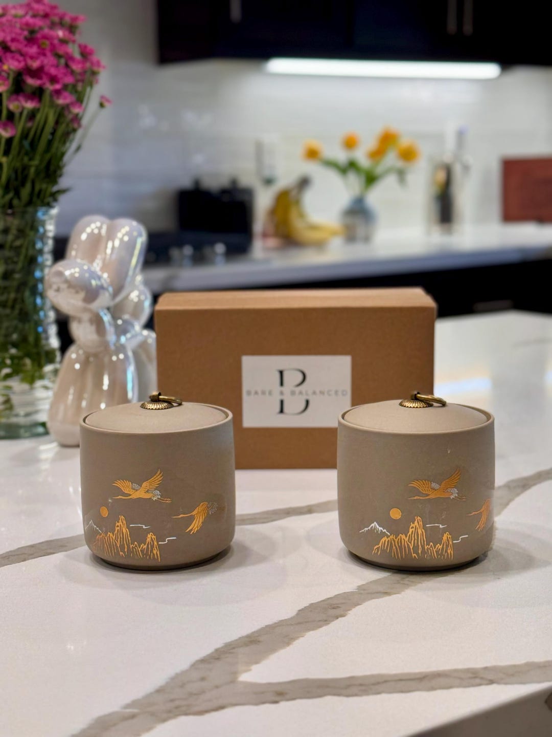 Ceramic Canister Set With Lid – Modern Kitchen Storage Jars - Etsy