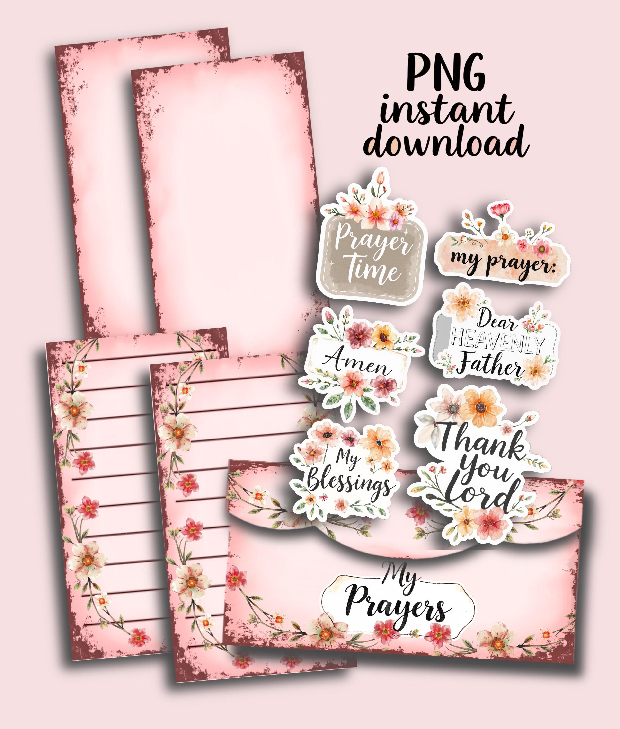 Prayer Envelopes Set Bible Journaling Instant Download Printables - Etsy