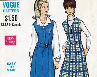 60s Women Nehru Jacket, Skirt & Bell Bottom Pants Simplicity Sewing ...