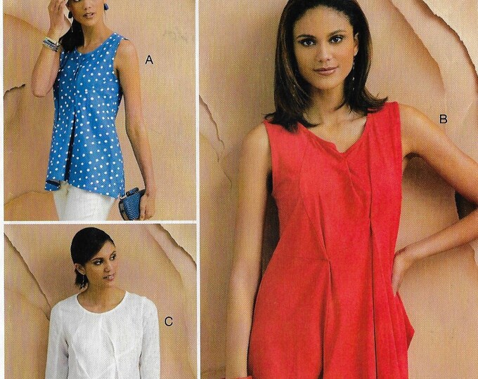 Marcy Tilton Womens Tuck Tank Tunic With Variations Vogue Sewing ...