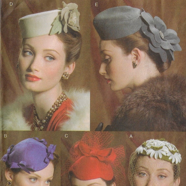 Vogue Hat Sewing Patterns - Etsy