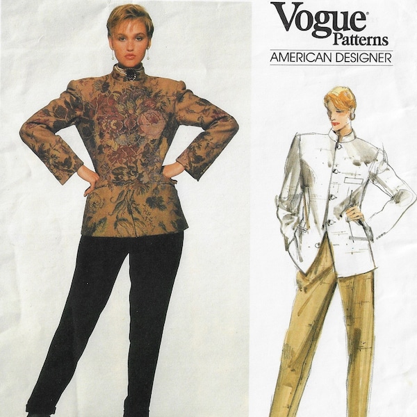 Vogue Jacket Pattern - Etsy