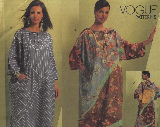 Koos Van Den Akker Womens Caftan With Variations OOP Vogue Sewing ...