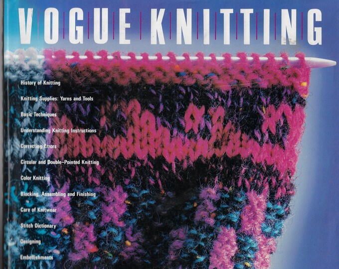1980's Vogue Knitting Book Ultimate Knitting Book by Vogue Magazine ...