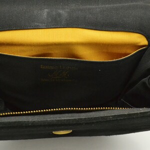 Vintage MM Morris Moskowitz Black Suede Handbag Genuine Leather - Etsy