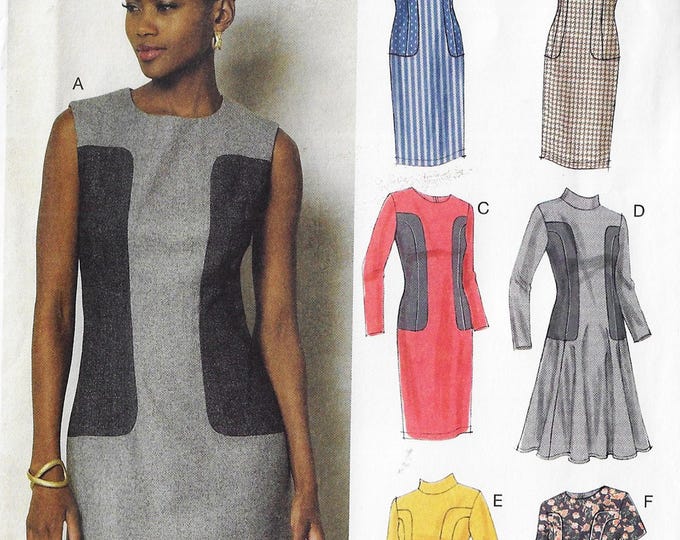 DIY Womens Tunics With Variations Vogue Sewing Pattern V8951 Size 4 6 8 ...