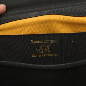 Vintage MM Morris Moskowitz Black Suede Handbag Genuine Leather Day or ...