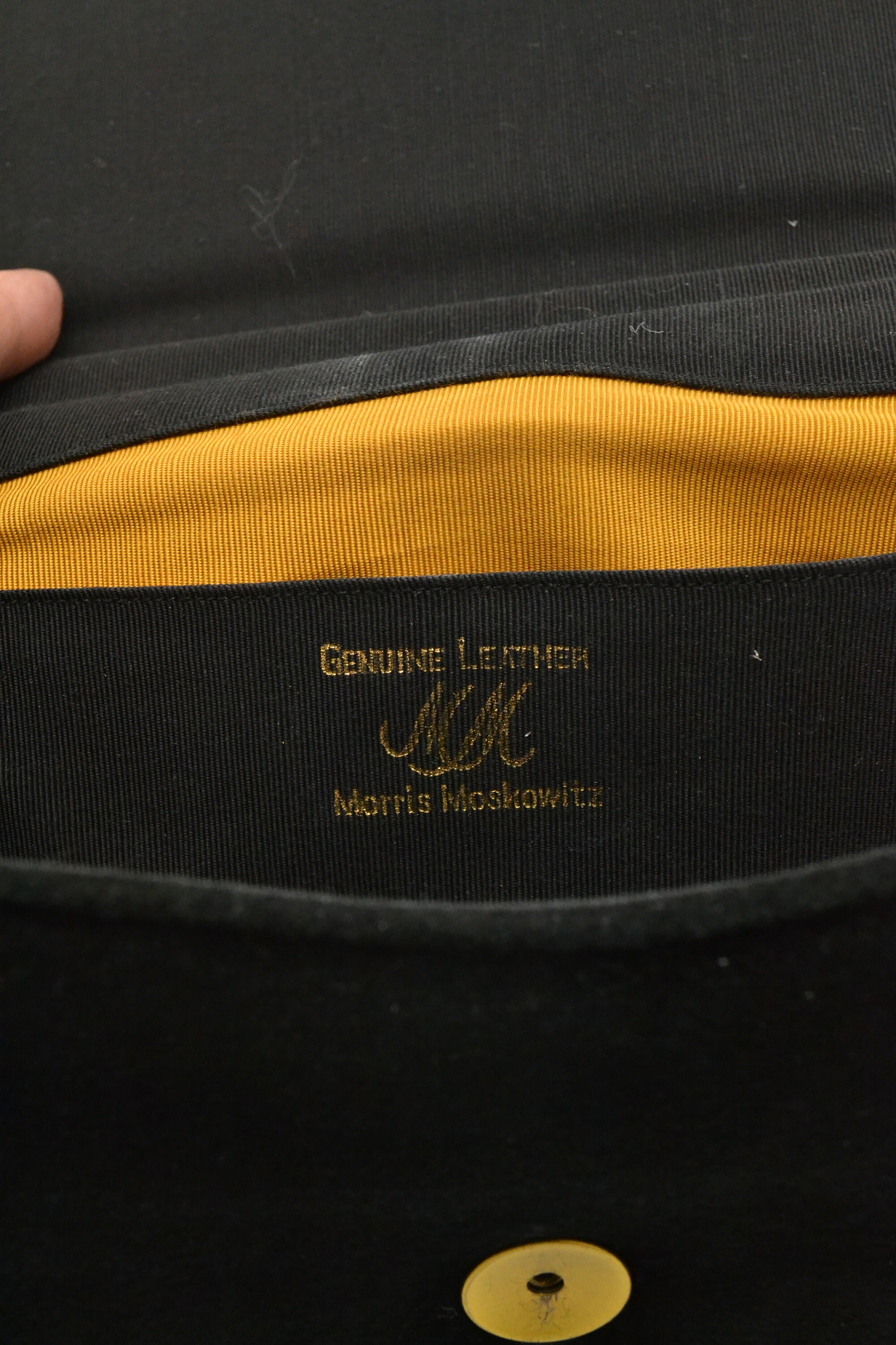Vintage MM Morris Moskowitz Black Suede Handbag Genuine Leather - Etsy
