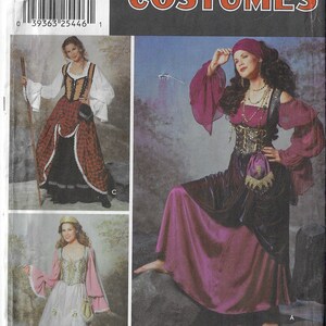 OOP Simplicity Sewing Pattern 9966 Womens Costume Pirate Wench, Peasant ...