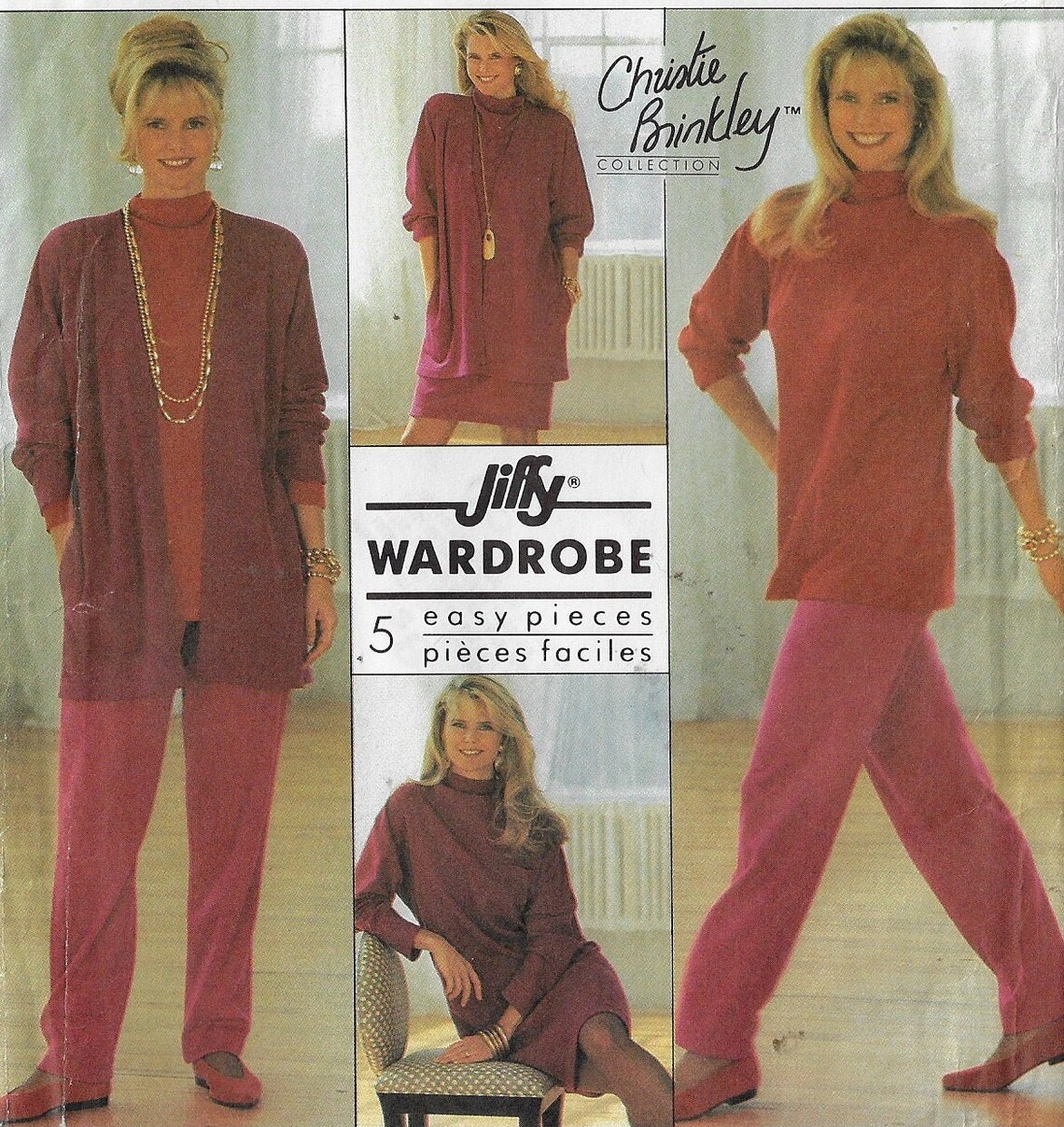 90s Christie Brinkley Plus Size Womens Knit Separates Jacket | Etsy