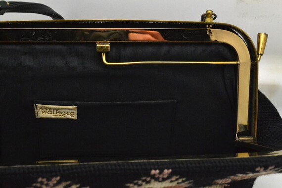 Vintage Walborg Original Needlepoint Handbag Tapestry… - Gem