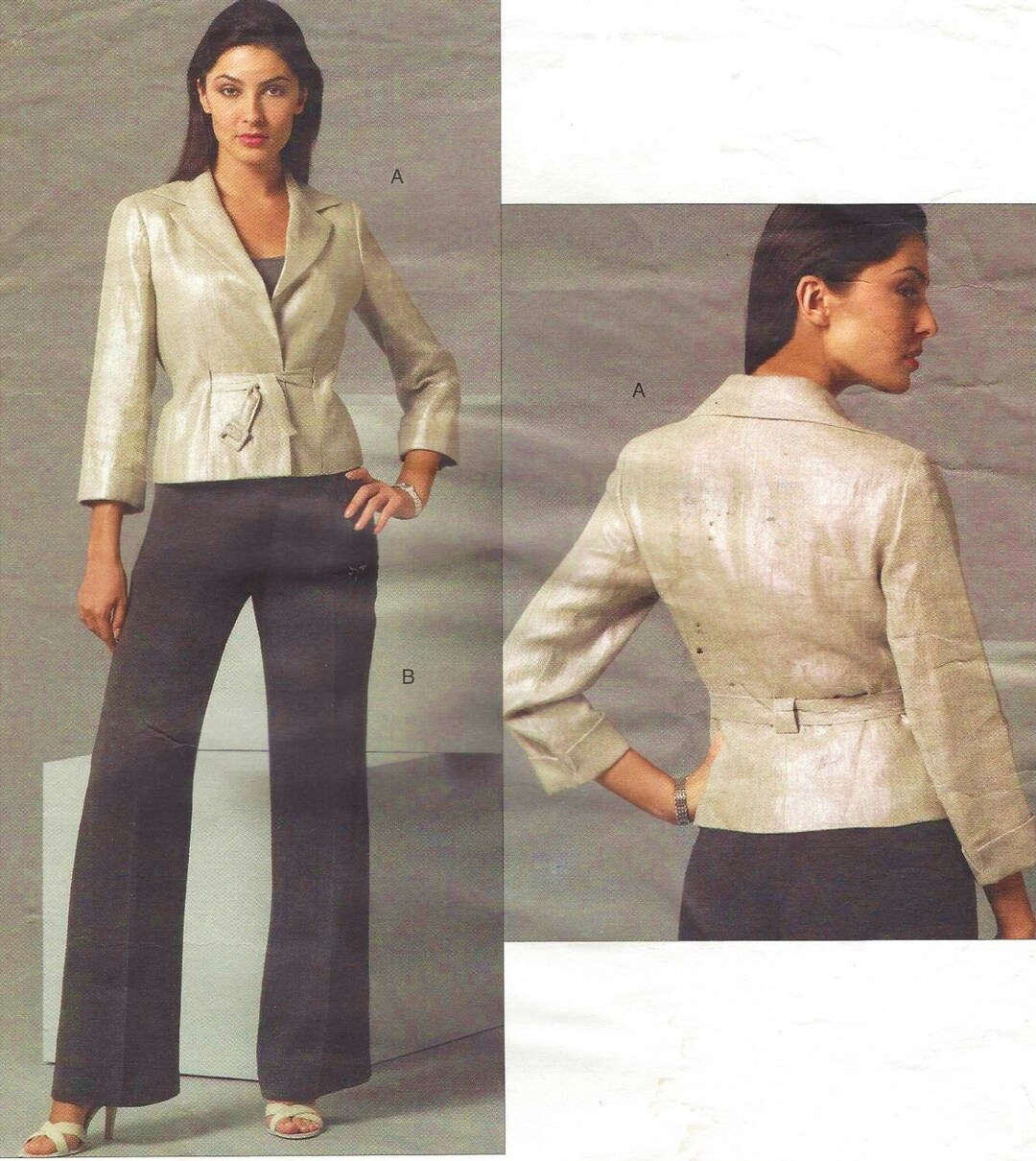Anne Klein Jacket and Pants Vogue Sewing Pattern V2896 Size 20 22 24 FF ...