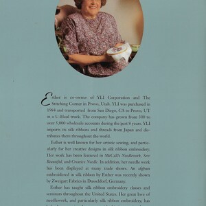 90s Esther's Silk Ribbon Embroidery Booklet by Esther Randall DIY Silk ...