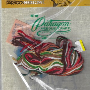 1970s Book Lore Paragon Crewel Embroidery Kit 0770 Artwork by Sister ...