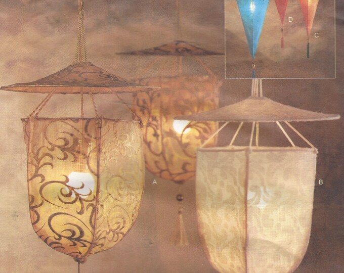Hanging Lamps and Lampshades Vogue Sewing Pattern 2056 FF Susanna ...