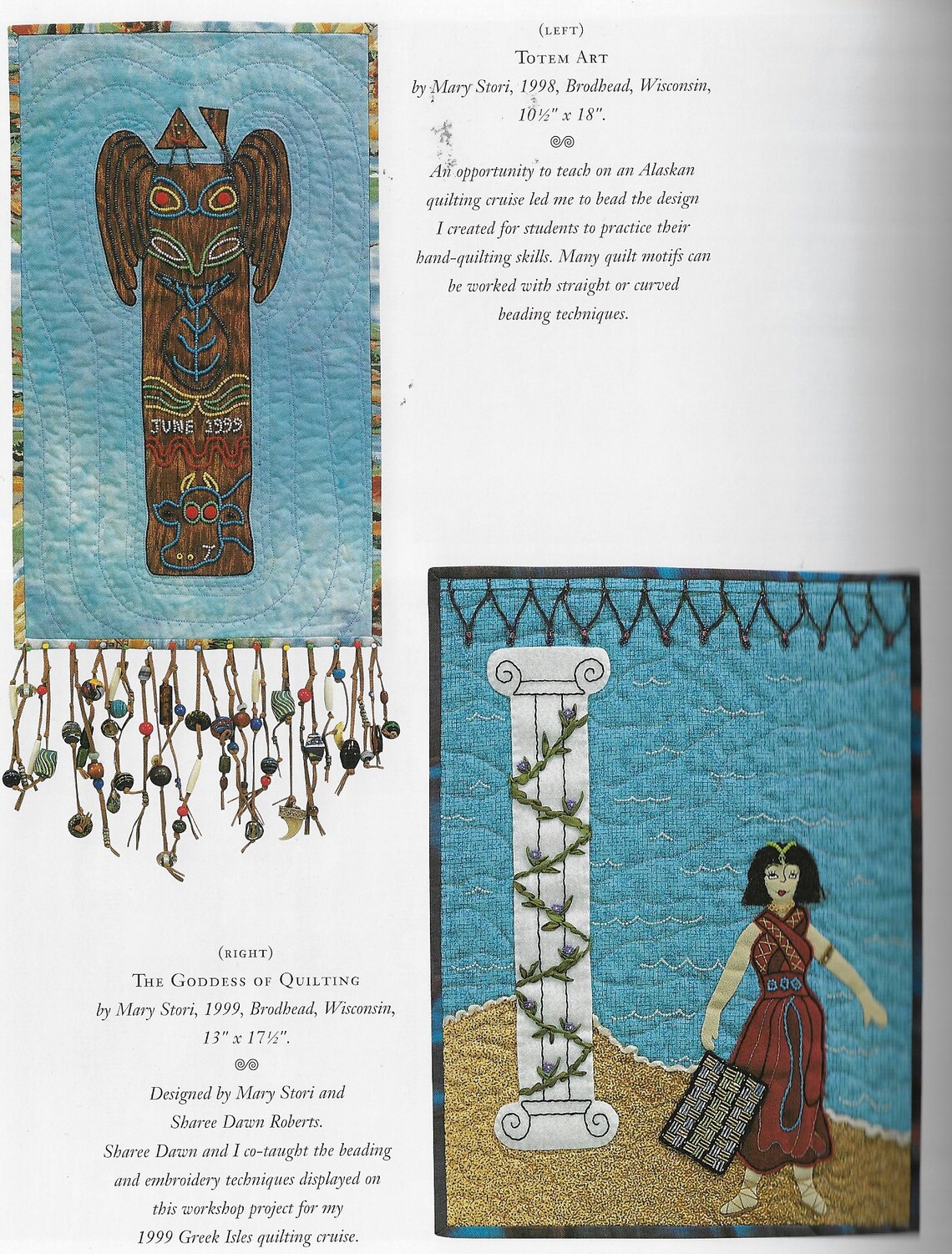 The Stori of Beaded Embellishment Book by Mary Stori Adding Beads to ...