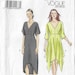 Raised Waist Dress Hemline Variations Vogue Sewing Pattern V8894 Size 4 ...