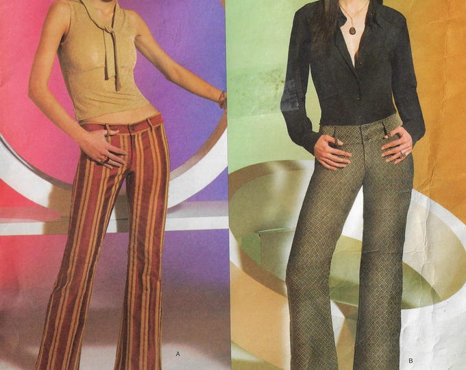 Alice + Olivia Womens Hip Hugger Pants Vogue Sewing Pattern V2812 Size ...