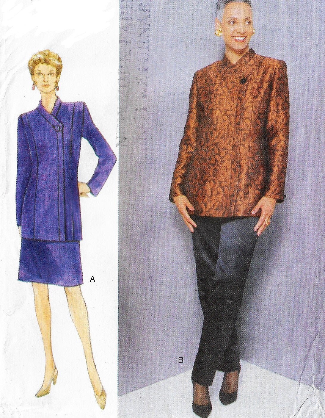 Vogue 9775 Skirt & Pants Uncut Pattern Jacket Sewing & Needlecraft Kits ...