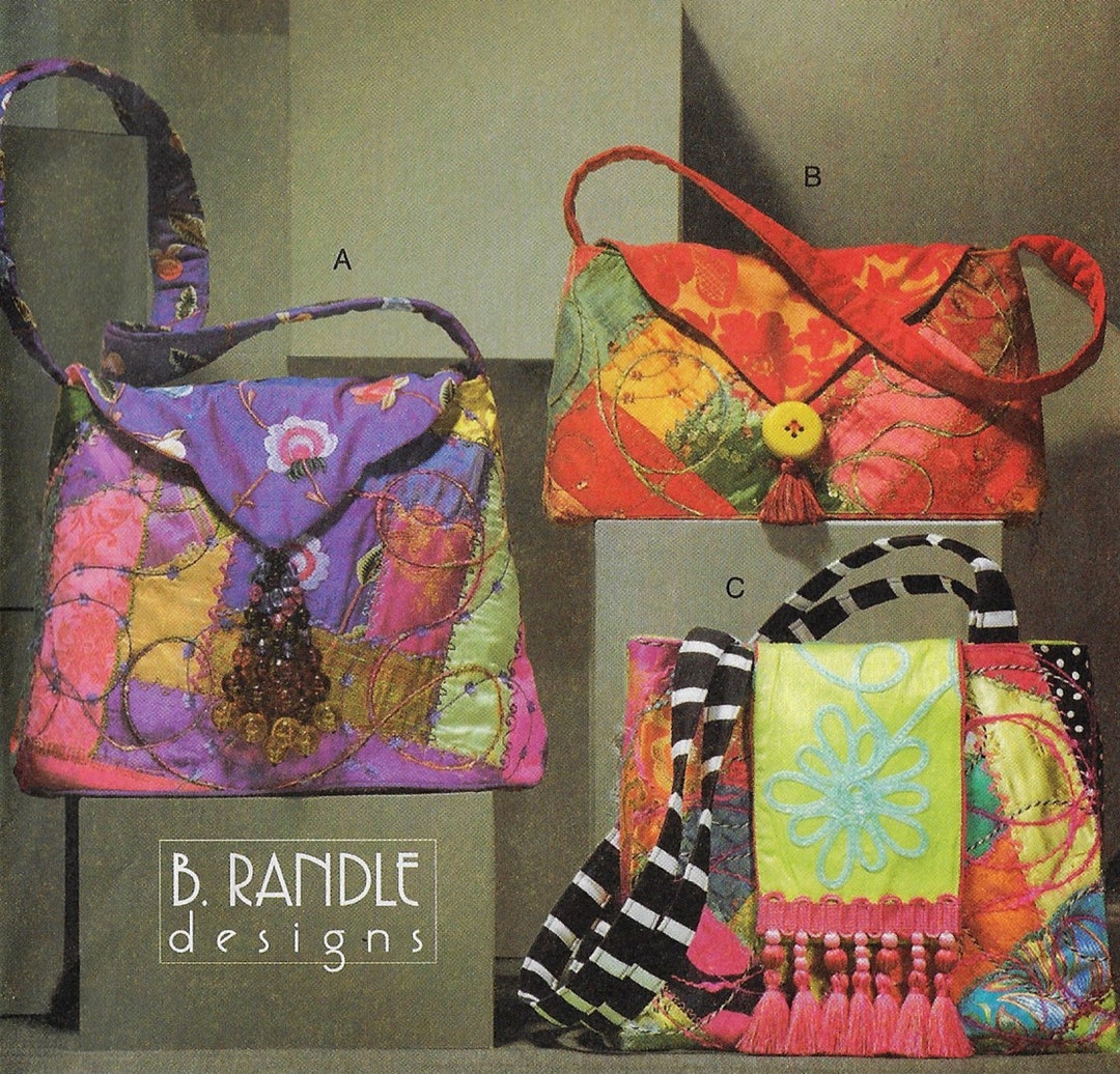 B Randle Designs Handbags Crazy Quilt, Embroidery & Embellishment Vogue ...