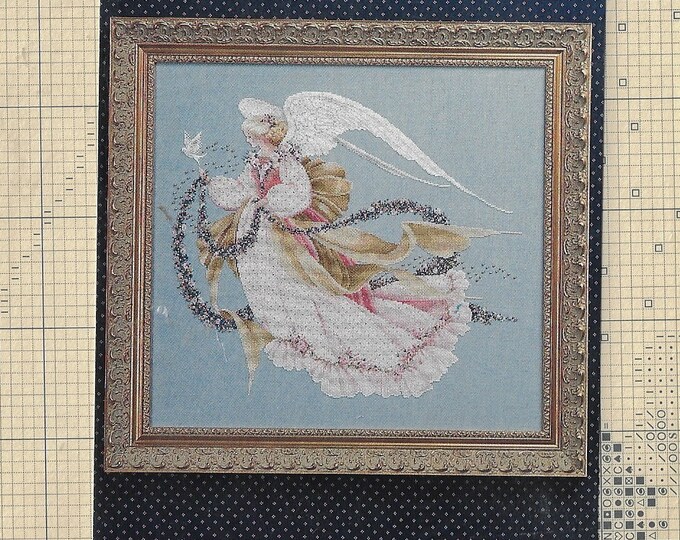 90s Angel of Summer CHART Only for Counted Cross Stitch by Lavender ...