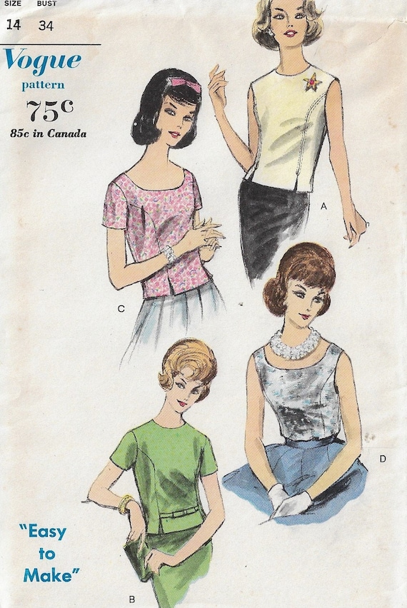 Sewing Pattern Princess Seam Blouse