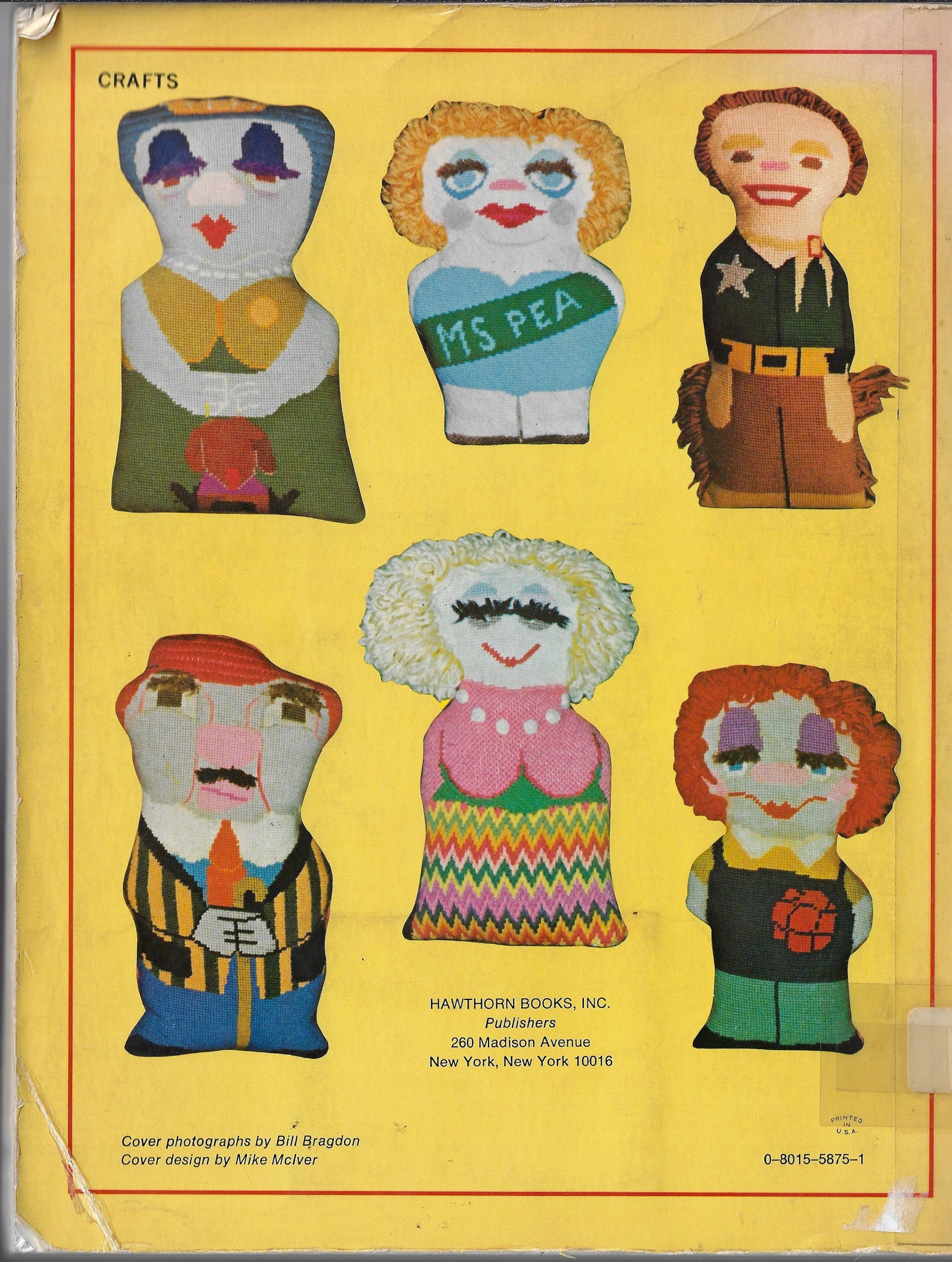 1970s Pillow People Book Needlepoint Designs for 40 Unusual Doll ...