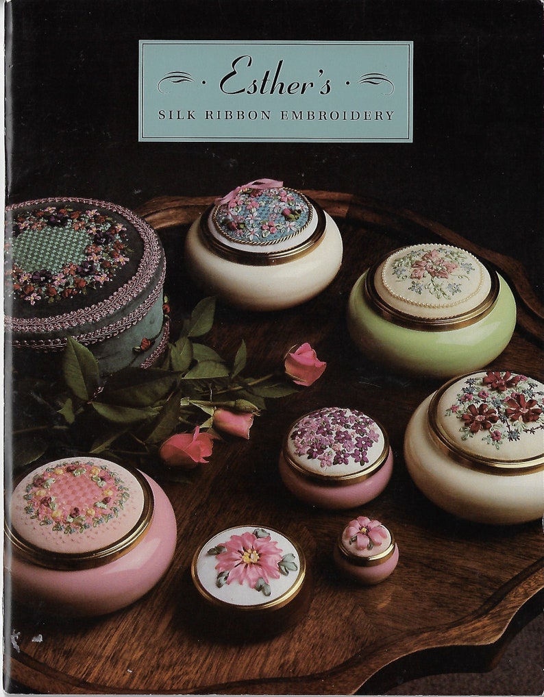 90s Esther's Silk Ribbon Embroidery Booklet by Esther | Etsy