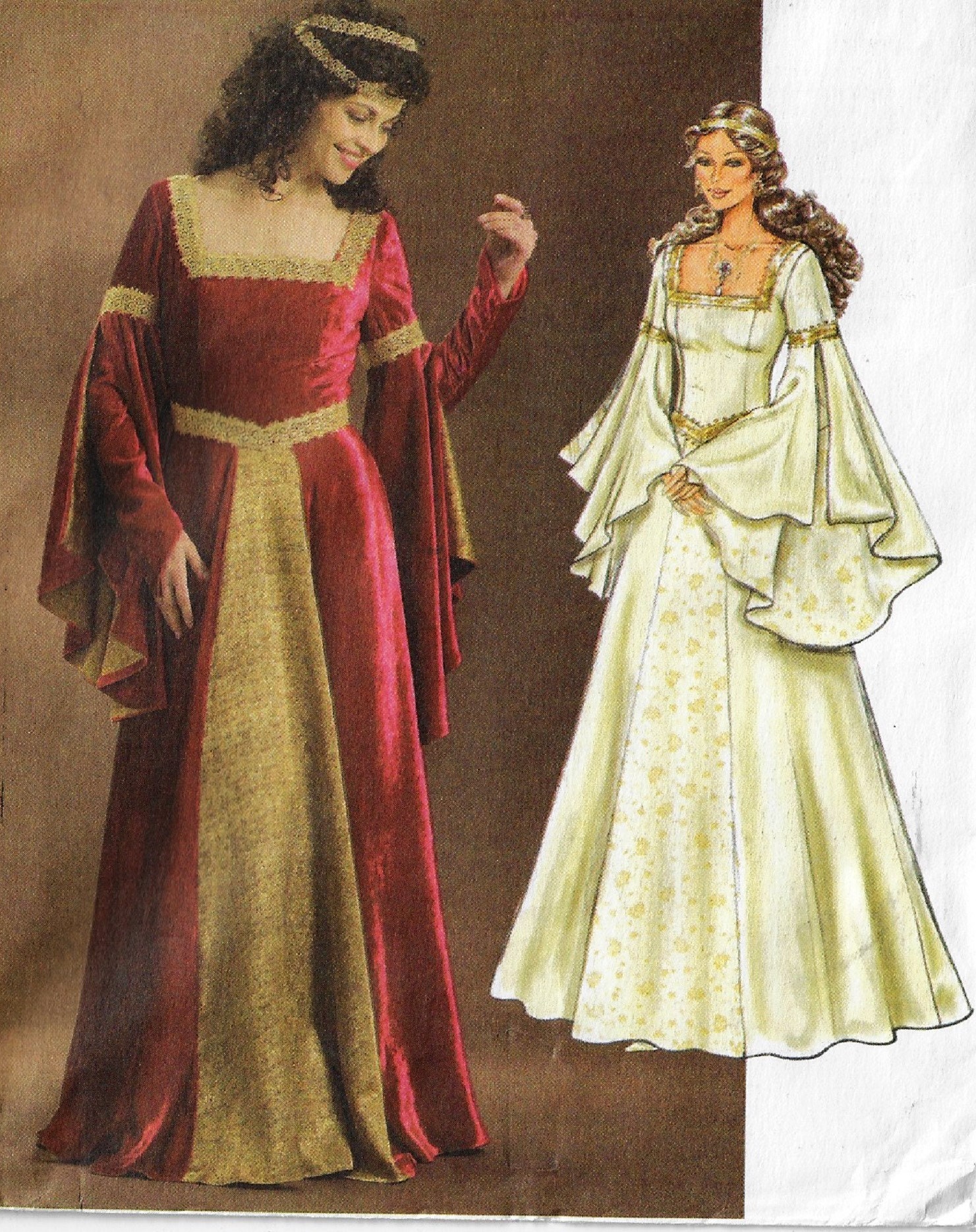 Medieval Women Gowns