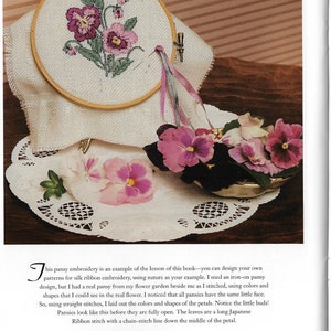 90s Esther's Silk Ribbon Embroidery Booklet by Esther Randall DIY Silk ...