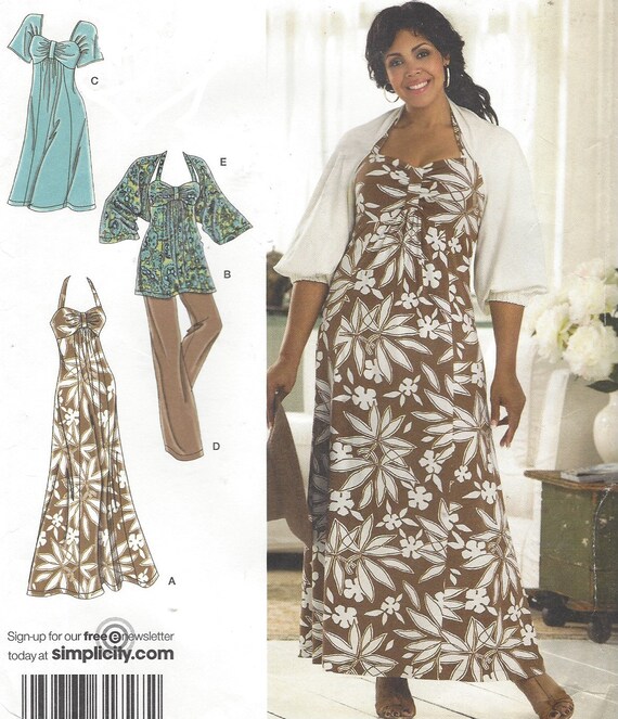 OOP Simplicity Sewing Pattern 2947 Khaliah Ali Plus Size | Etsy