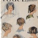 1950s Womens Veils in 4 Variations Wedding, Church, Day & Evening Vogue ...