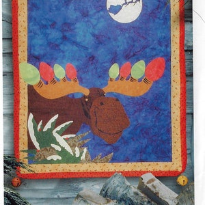 Moose Be Christmas Quilted Wall Hanging Pattern by Mad Dog Marketing ...