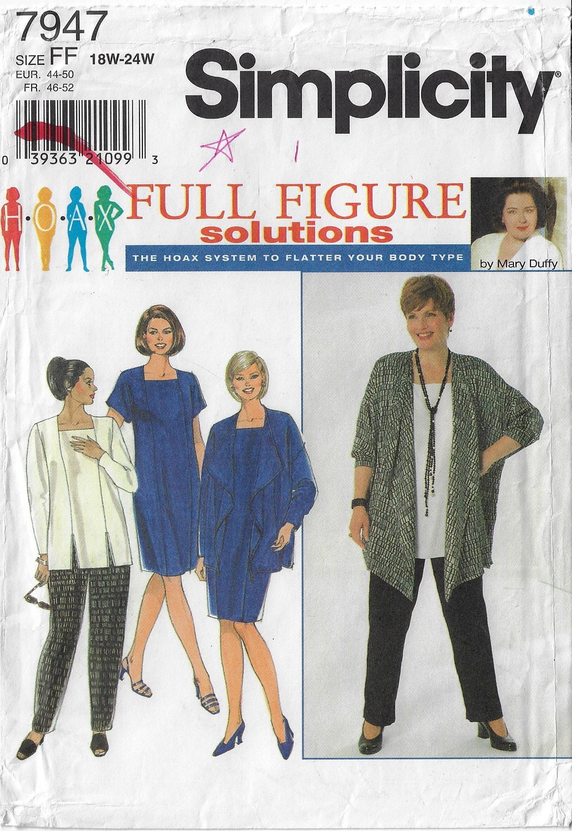 1990s Womens Full Figure Solutions Dress or Tunic, Jacket and Pants ...