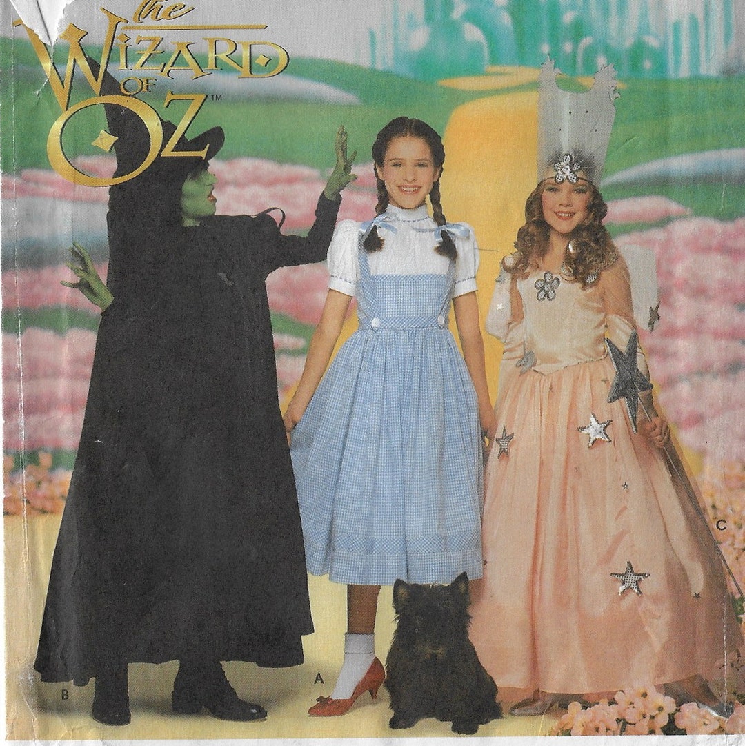 Girls Wizard Of Oz Costumes Dorothy Glinda And Wicked Witch Etsy