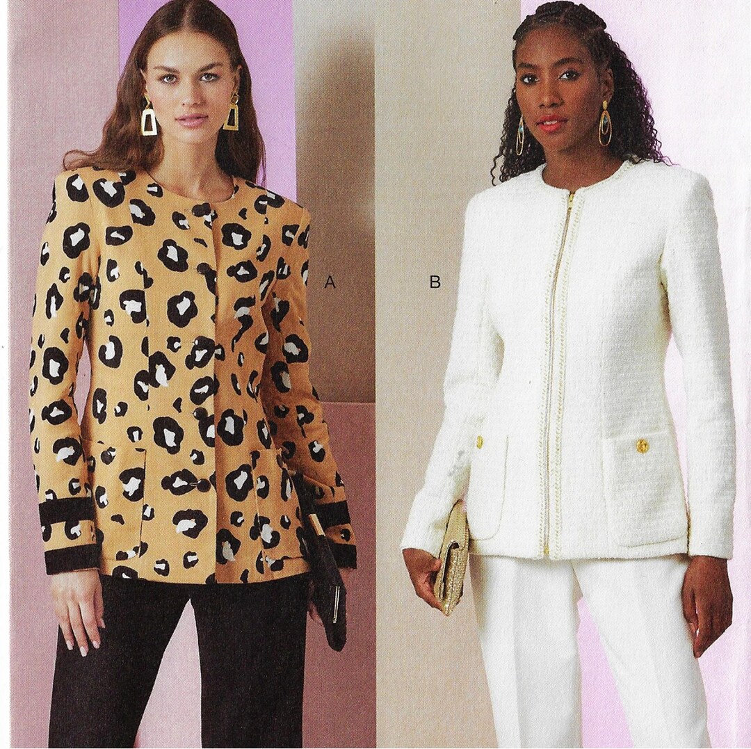 Womens Jackets With Variations Vogue Sewing Pattern V2015 Size 8 10 12 ...