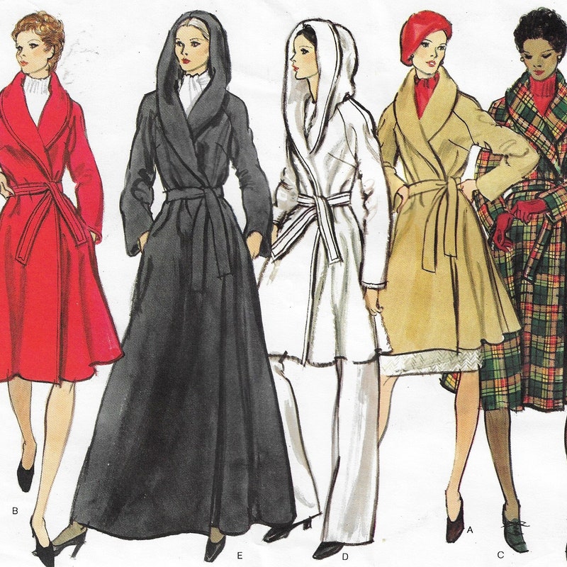 Wrap Coat Pattern - Etsy