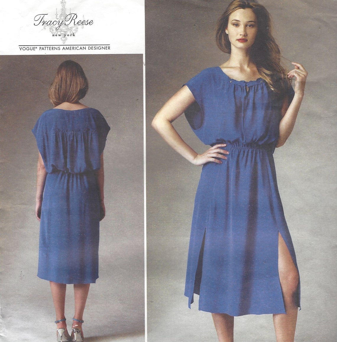 Tracy Reece Womens Neckline Detail Dress OOP Vogue Sewing - Etsy