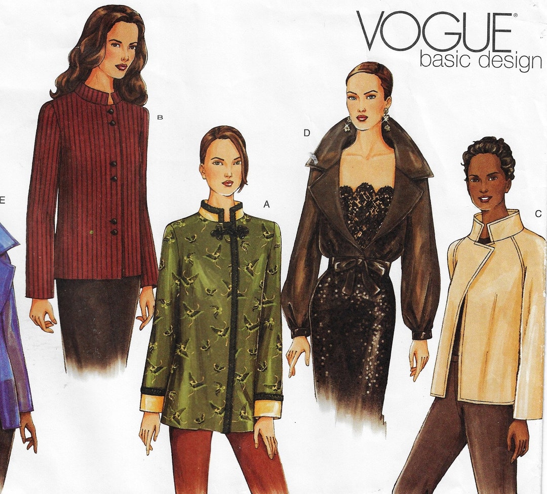 Jackets With Variations Vogue Sewing Pattern 2615 Size 8 10 12 FF - Etsy