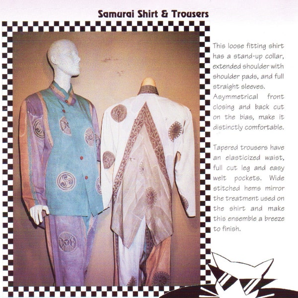 Samurai Pants Sewing Pattern - Etsy