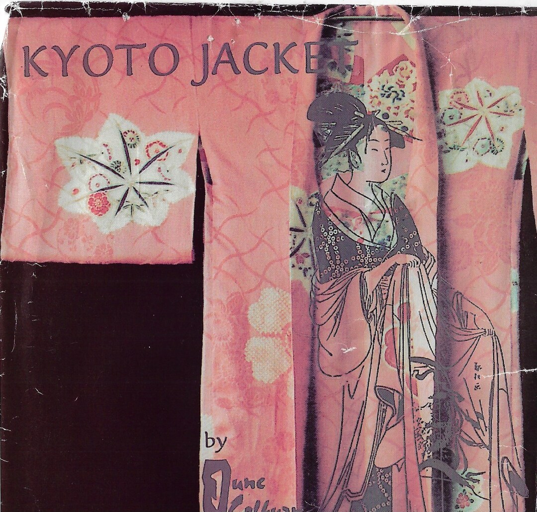 90s Kyoto Jacket Updated Haori June Colburn Designs Sewing Pattern Bust ...