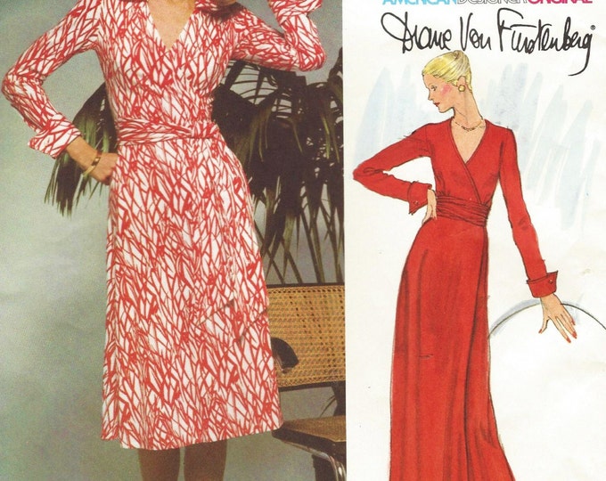 Iconic 70s Diane Von Furstenberg Womens Wrap Dress Vogue - Etsy