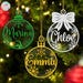 Personalized Christmas Acrylic Ornaments With Name, Custom Name ...