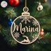 Personalized Christmas Acrylic Ornaments With Name, Custom Name ...
