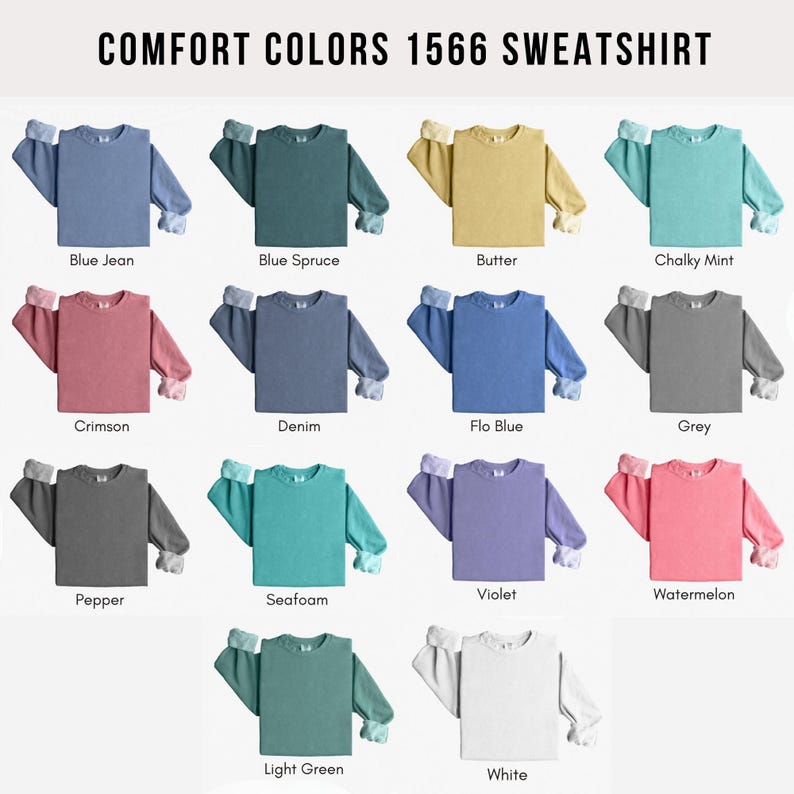 Comfort Colors Sweatshirt - Etsy